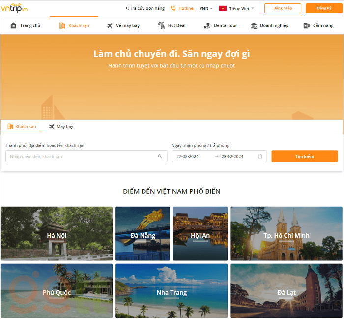Mã Giảm Giá Vntrip - Khuyến mãi tới 50% [Tháng 09/2024]