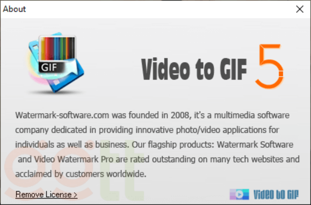 Watermark Software Video to GIF Key BQ Miễn Phí 2024