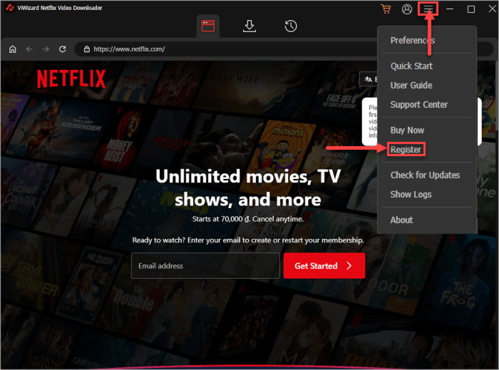 ViWizard Netflix Video Downloader Key Bản Quyền Miễn Phí